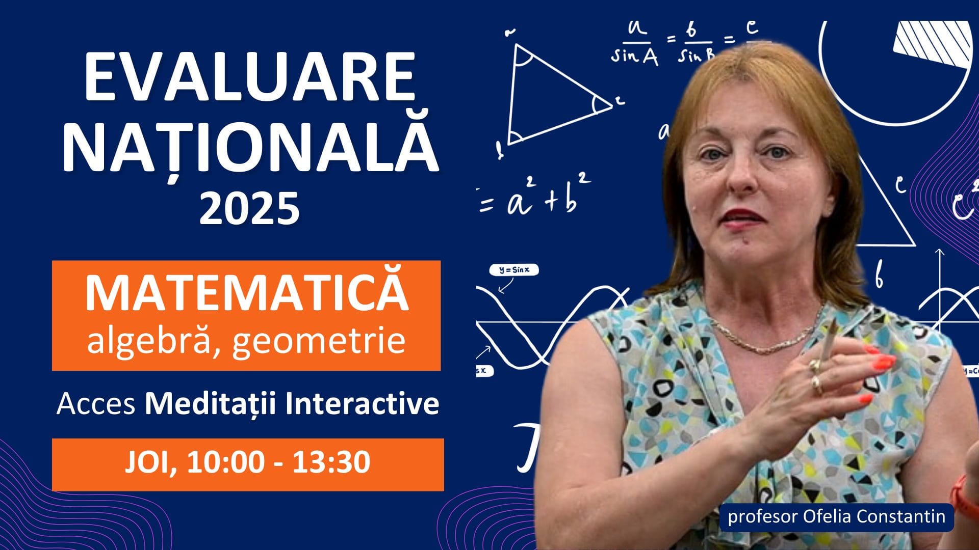 Meditații Online 👉️ Evaluare Națională, Bac, Admitere MAI / ANP